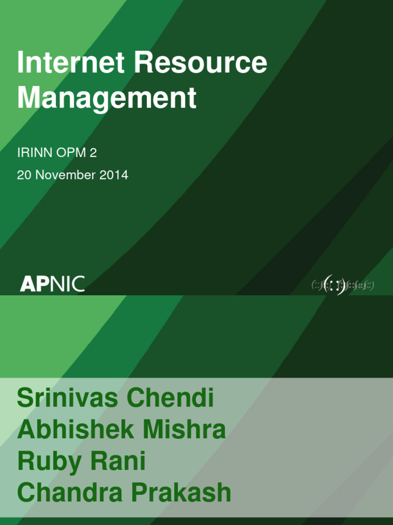 IRM Tutorial NIR | PDF | I Pv6 | Domain Name System