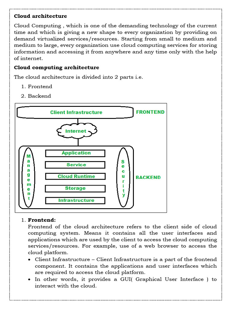 CC Unit Ii | PDF | Cloud Computing | Software As A Service