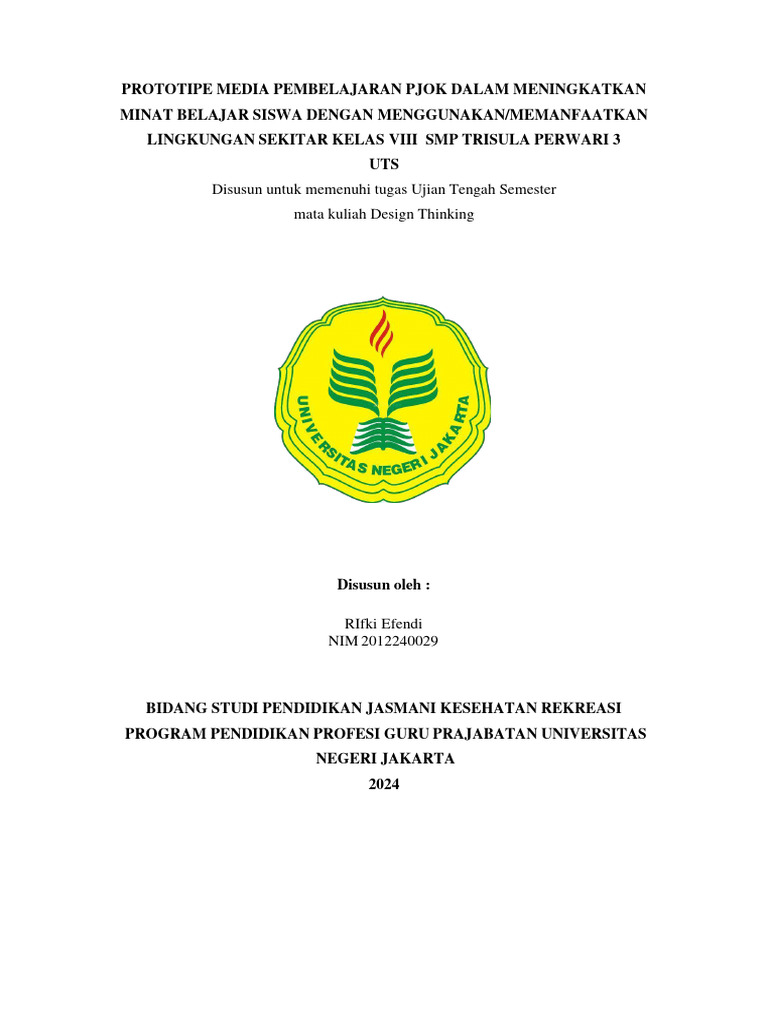 Demonstrasi Kontekstual (Uts) T5 | PDF