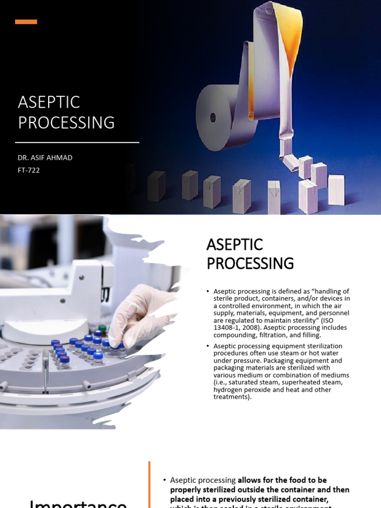 Aseptic Processing in Food Preservation | PDF | Sterilization ...