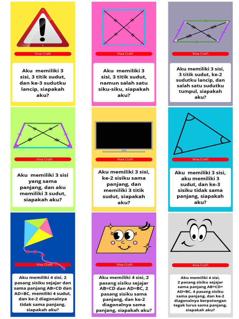 Media Domino Bangun Datar | PDF