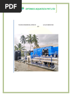 100 KLD STP Detailed Layout Plan | PDF | Water Treatment | Water Supply
