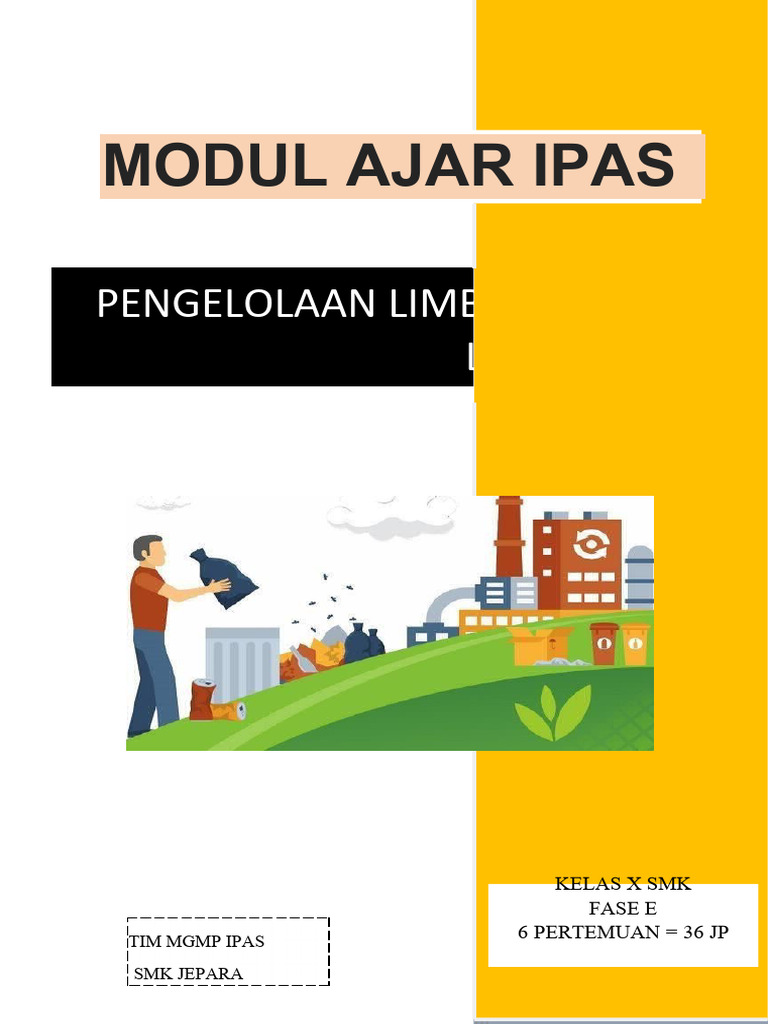 Pengelolaan Limbah B3 di SMK Jepara | PDF