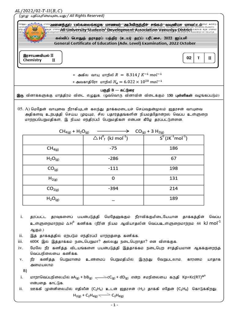 Che Essay 2022 Final | PDF