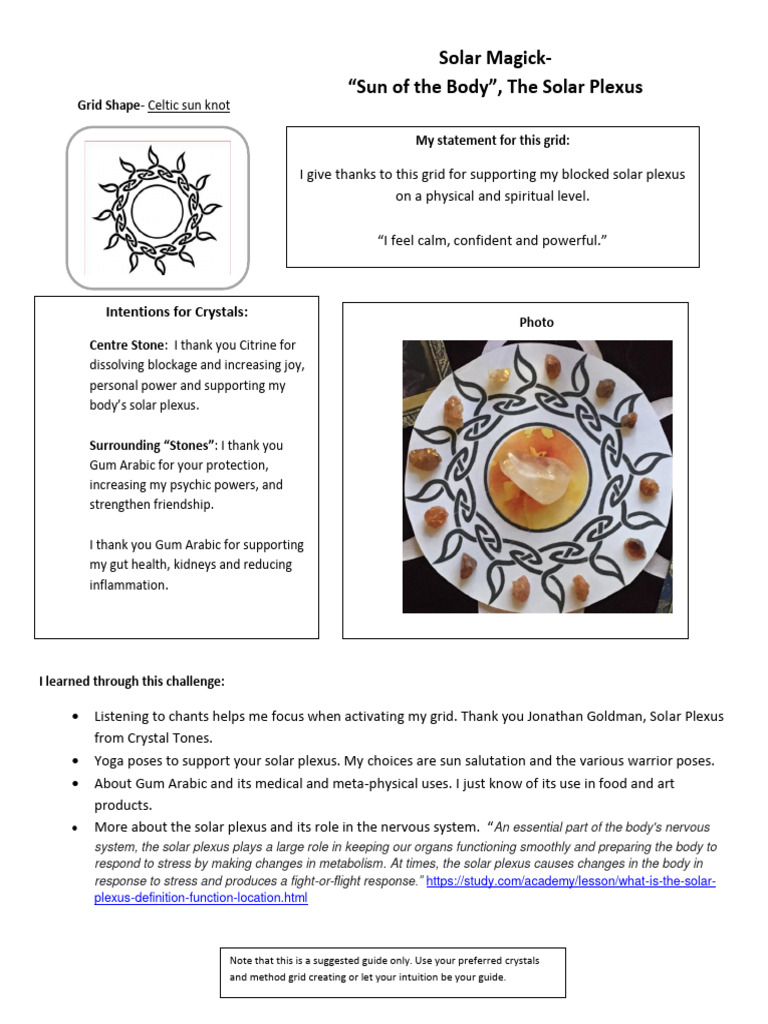Solar Plexus Grid | PDF