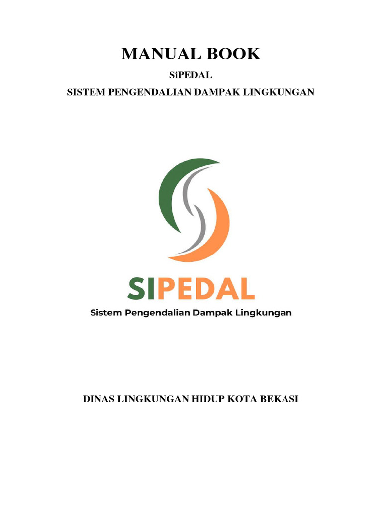 Manual SiPEDAL Bekasi | PDF