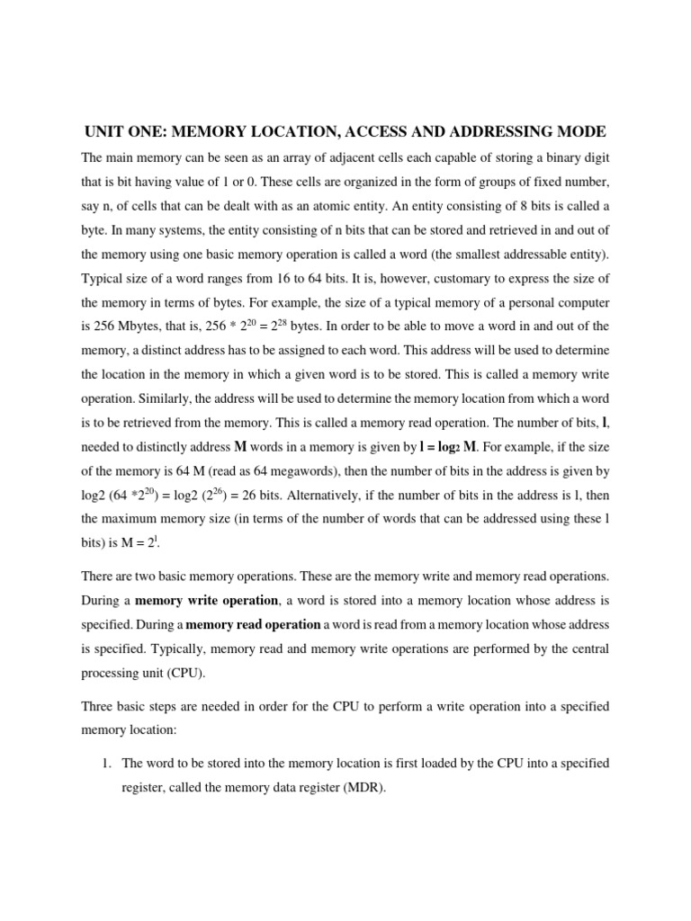 Unit 1&2 | Download Free PDF | Assembly Language | Input/Output