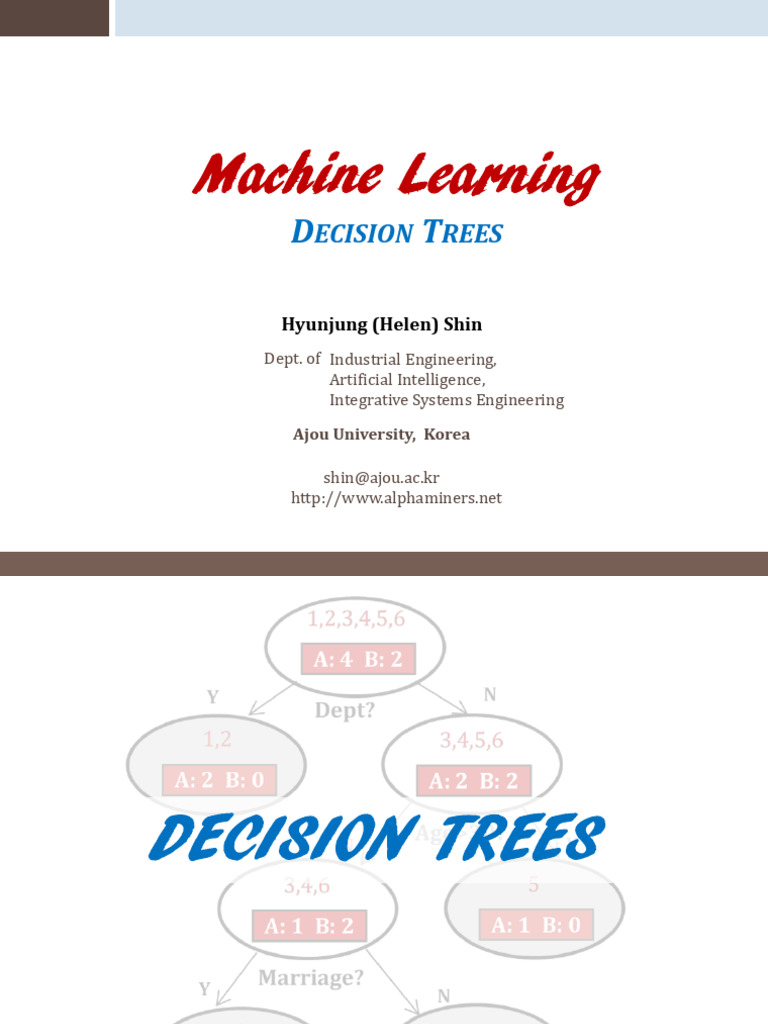 LN - ieML DecisionTrees | PDF | Algorithms And Data Structures ...