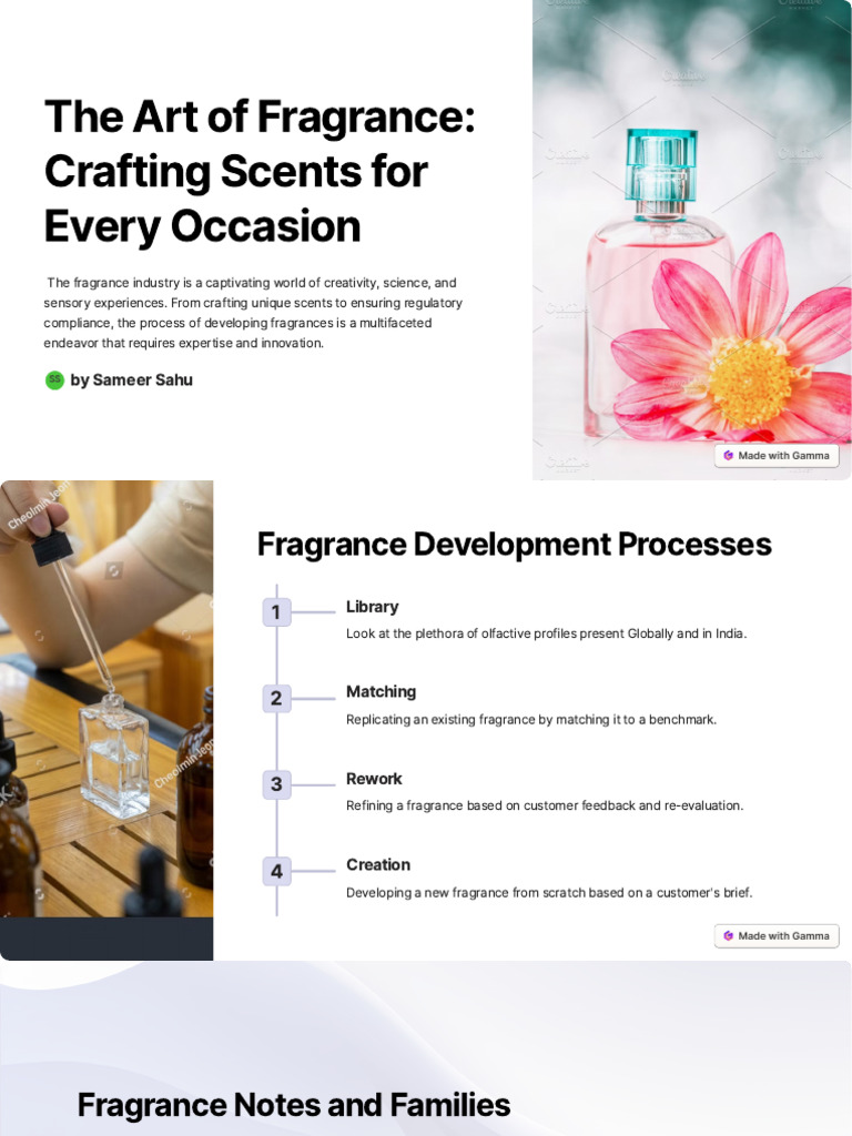 The Art of Fragrance Crafting Scents For Every Occasion | PDF | Perfume ...