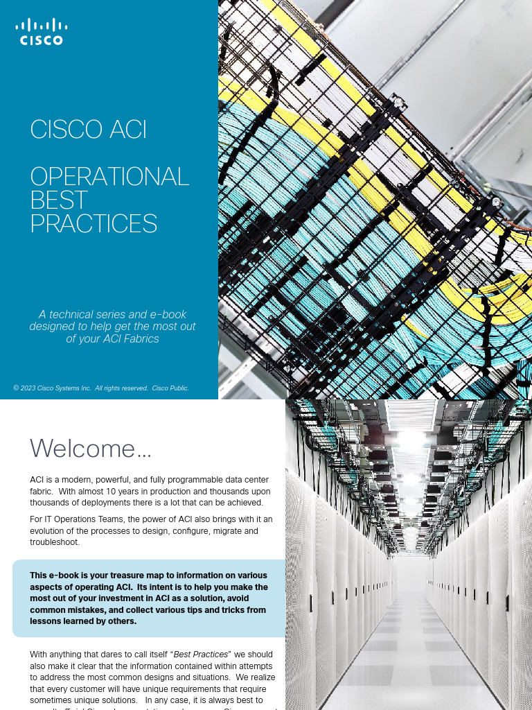 ACI Best Practice EBook | PDF | Network Architecture | Computer Engineering