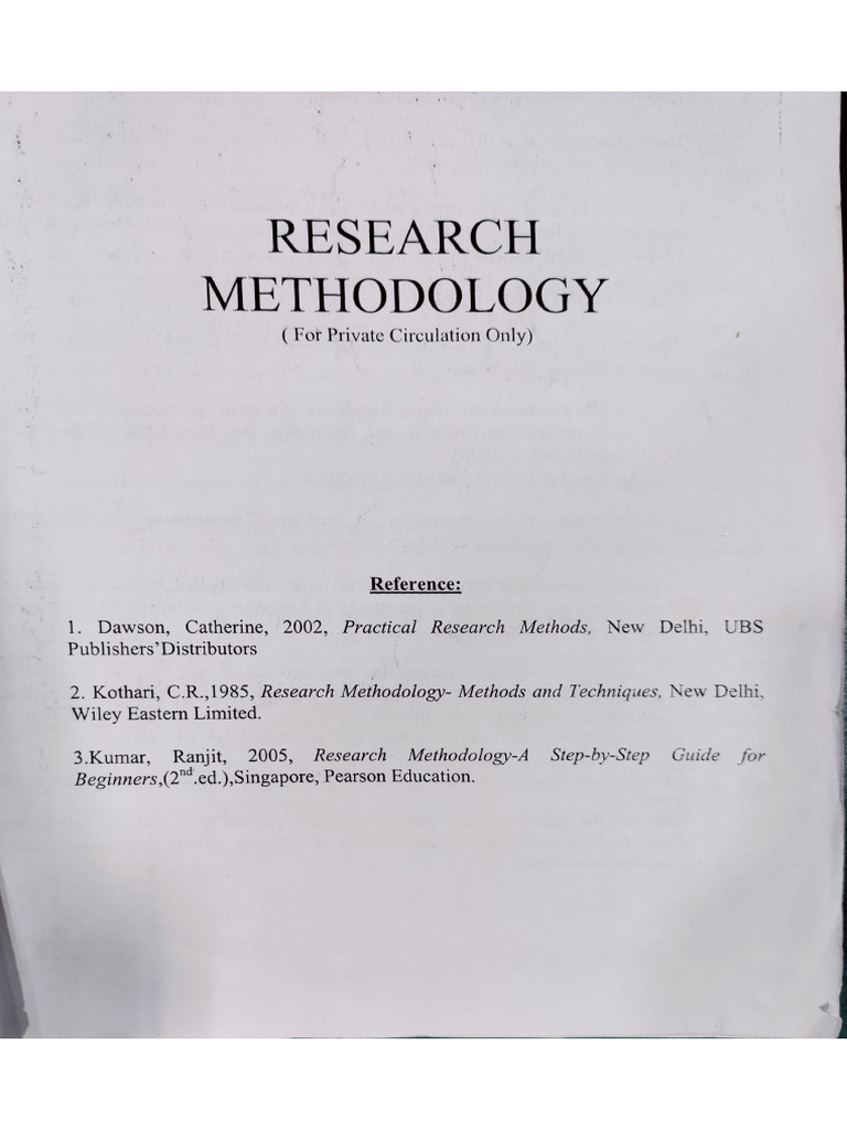 Research Methodology | PDF