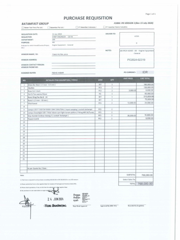 Less 5K - Ari-Pr24-A0105 - Putra Jaya | PDF