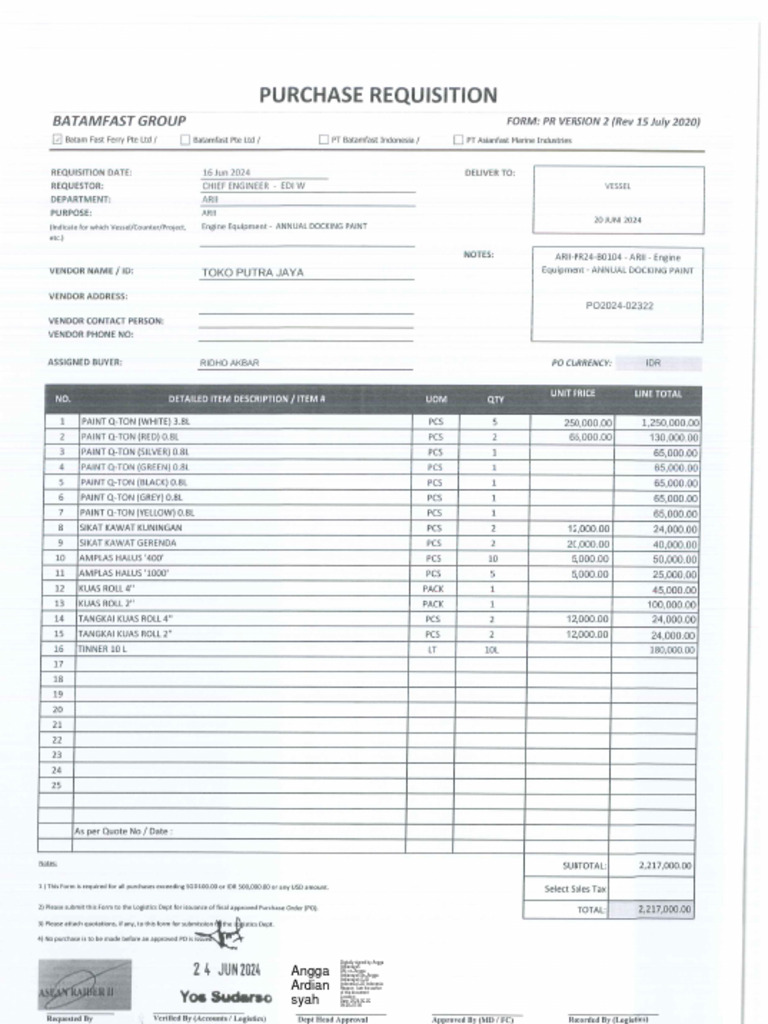 Document Signature by Angga Ardiansyah | PDF