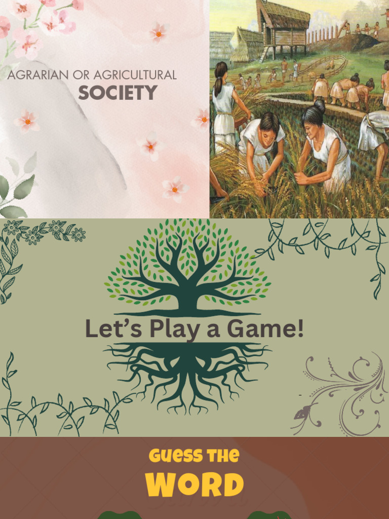 GRP 4-Agrarian or Agri Society - 20231203 - 191101 - 0000 | PDF ...