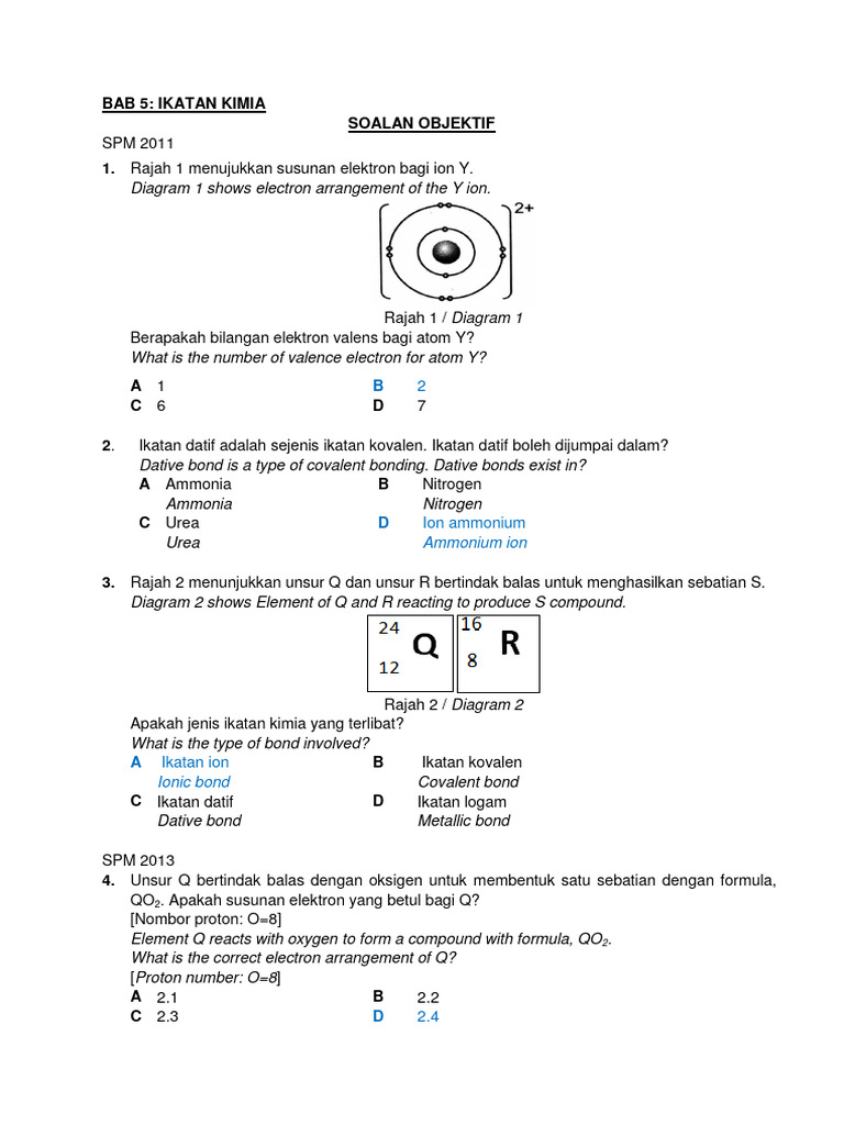 Gemilang A+ Kimia Tingkatan 4 | PDF
