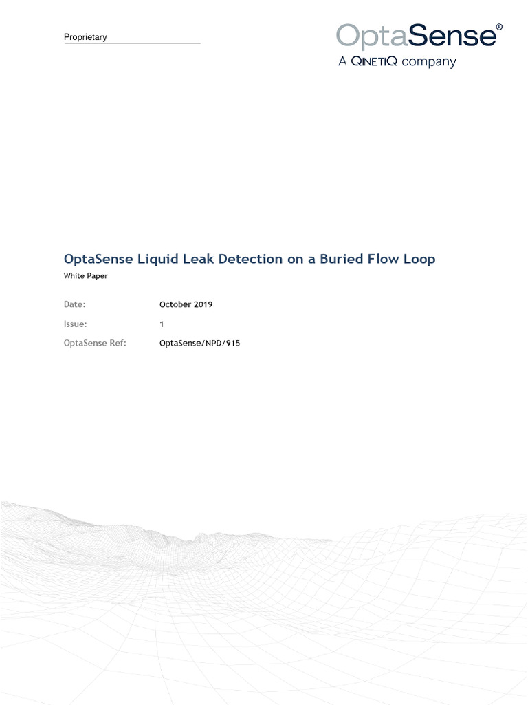 CTDUT White Paper EXTERNAL DRAFT | PDF | Leak | Flow Measurement