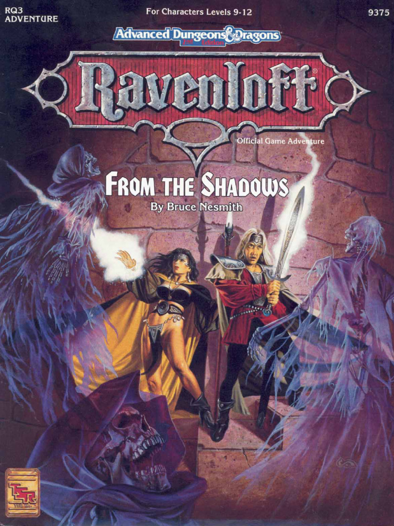 ADnD Ravenloft RQ3 From The Shadows | PDF | Tsr, Inc. | Dungeons & Dragons