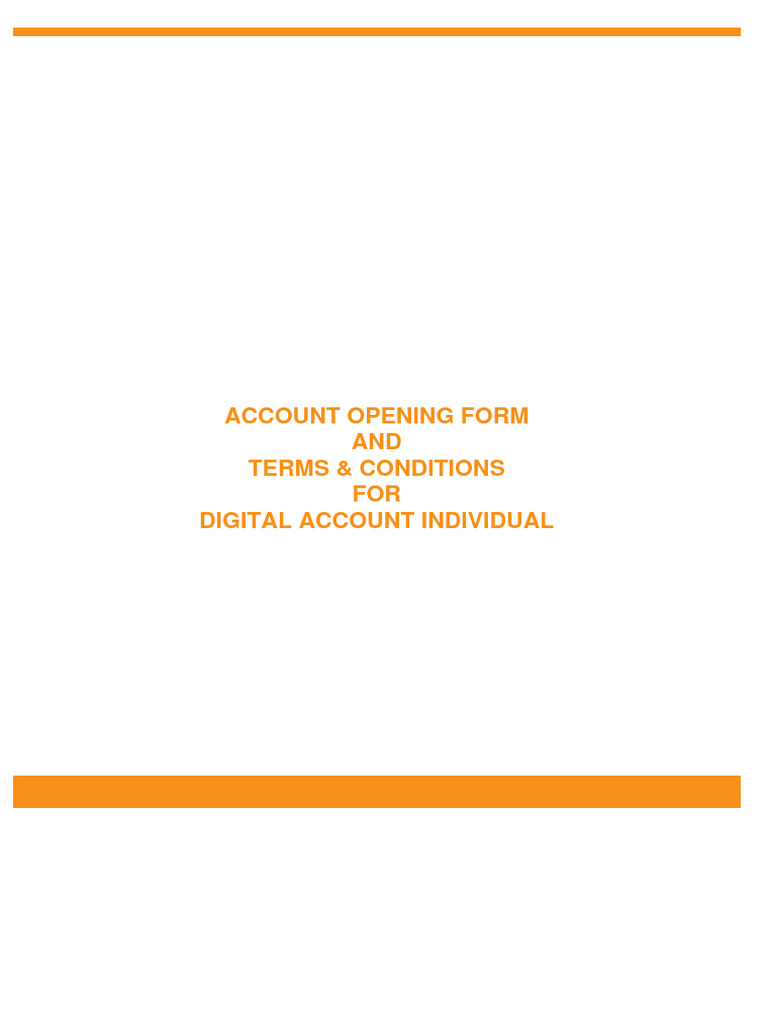 Account Opening Form | PDF | Banks | Debit Card