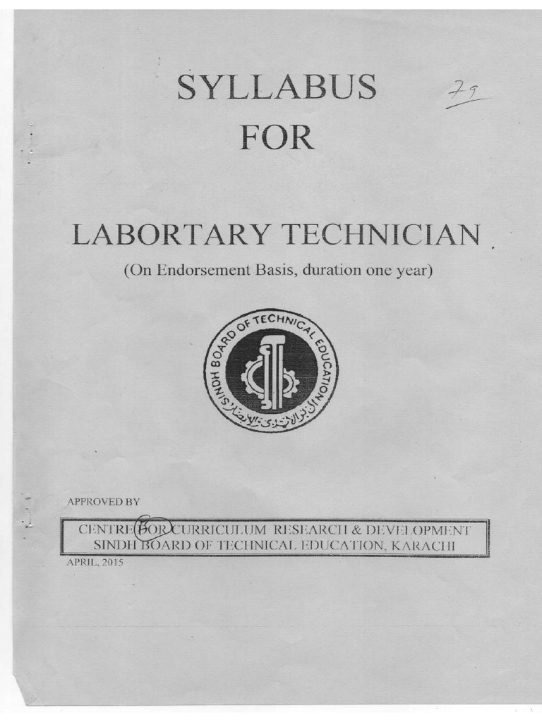 Labortary Technician | PDF