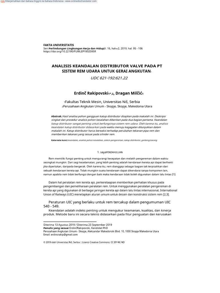 Reliability Analysis of Distributor Valv - En.id | PDF