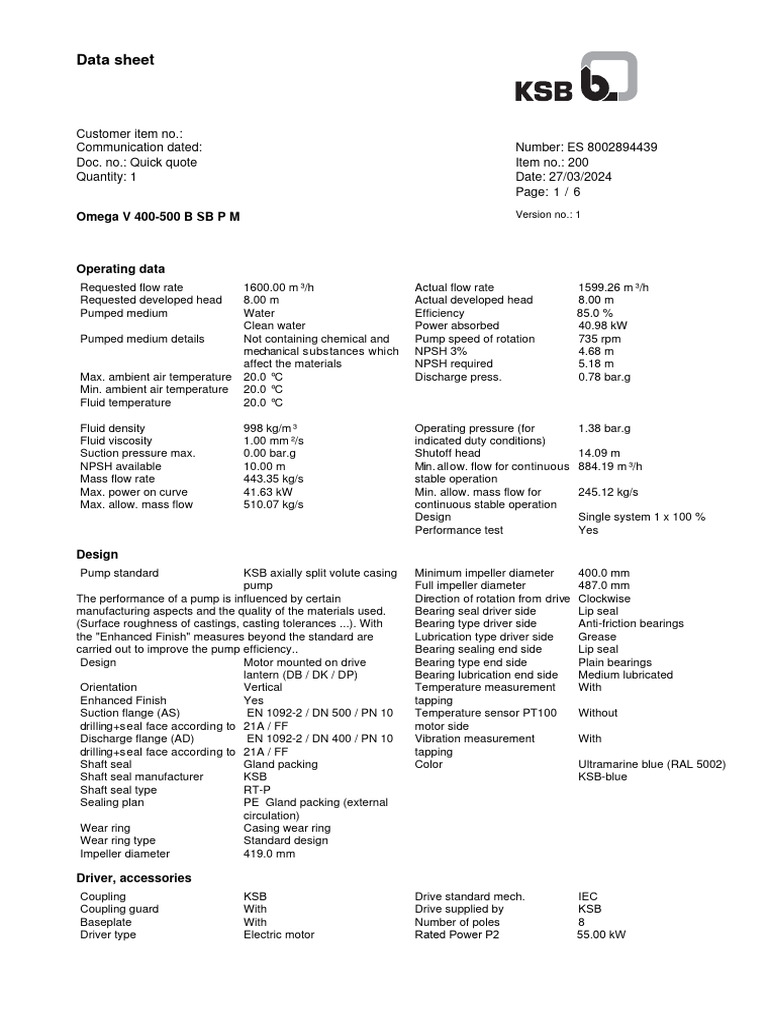 Omega | PDF | Pump | Applied And Interdisciplinary Physics