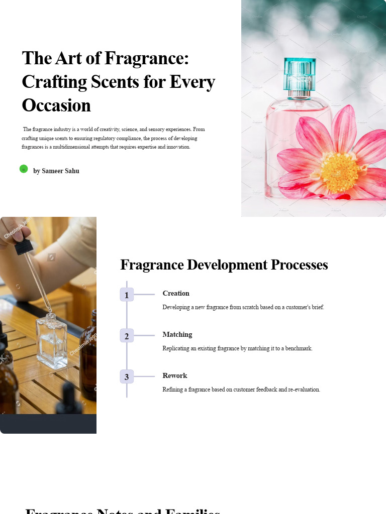 The Art of Fragrance Crafting Scents | PDF | Perfume | Perfumery