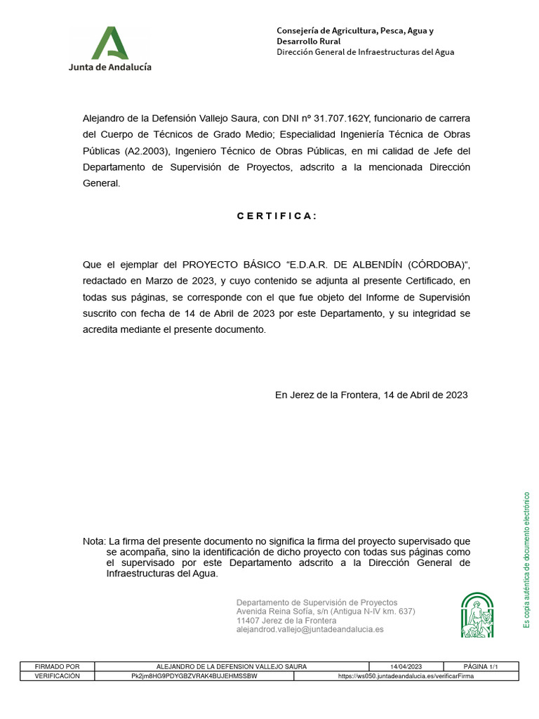 Proyecto de Obra (Edar) | PDF | Ciencias de la Tierra | Agua y el medio ambiente