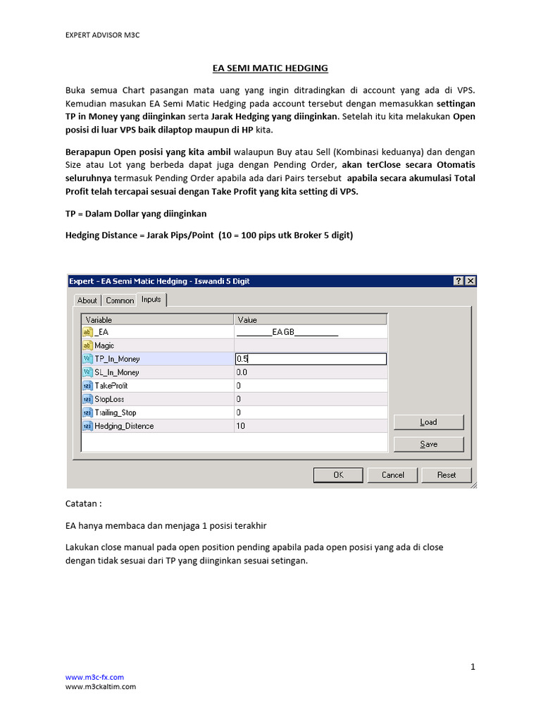 Settingan Dan Cara Kerja EA FEB 2015 | PDF