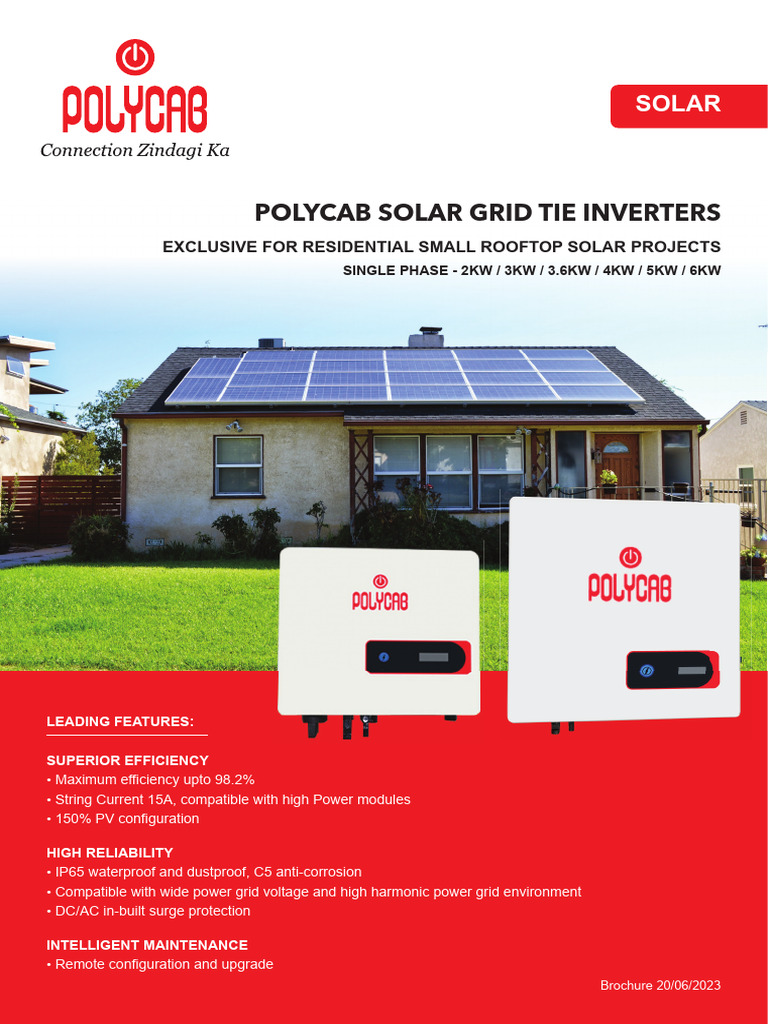 Polycab Single Phase Inverter | Download Free PDF | Power Inverter | Alternating Current
