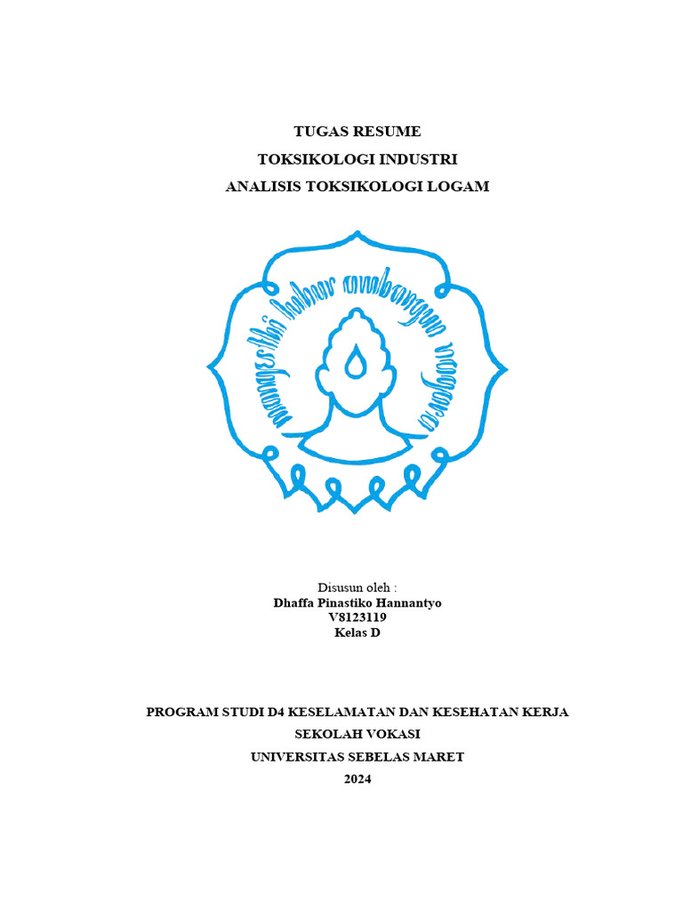 Toksikologi Logam Tiko | PDF | Perjalanan | Teknologi & Rekayasa
