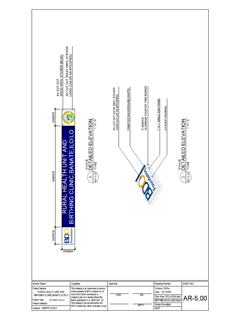 Signage Plan 1 | PDF