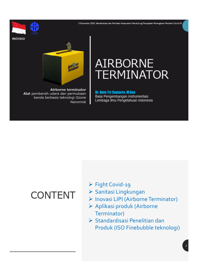 Airborne Terminator (Webinar BSN 2020) - Anto Tri | PDF