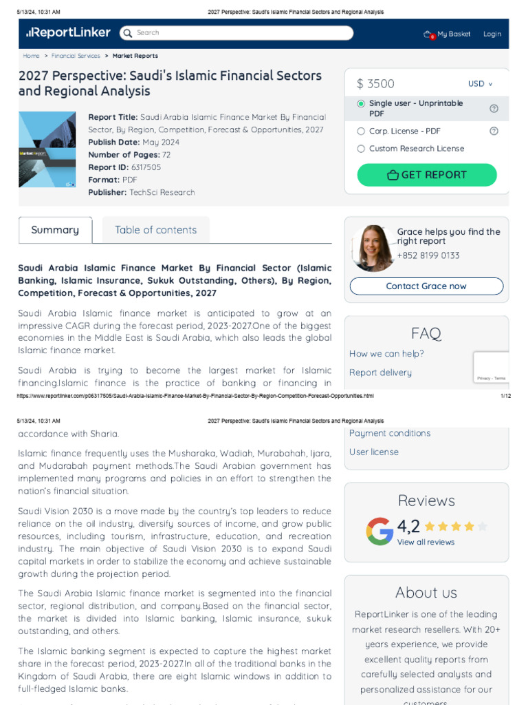 KSA Islamic Financial Services 2023-2027 | PDF | Islamic Banking And ...