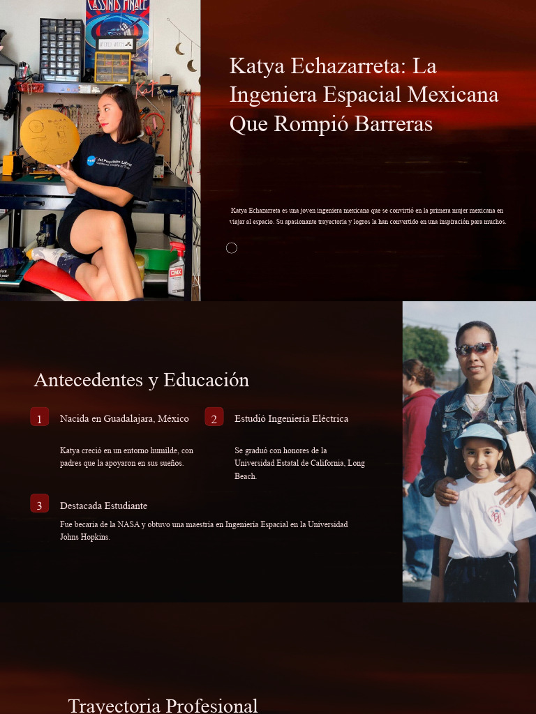 Katya Echazarreta: Pionera Espacial Mexicana | PDF | Nasa | México