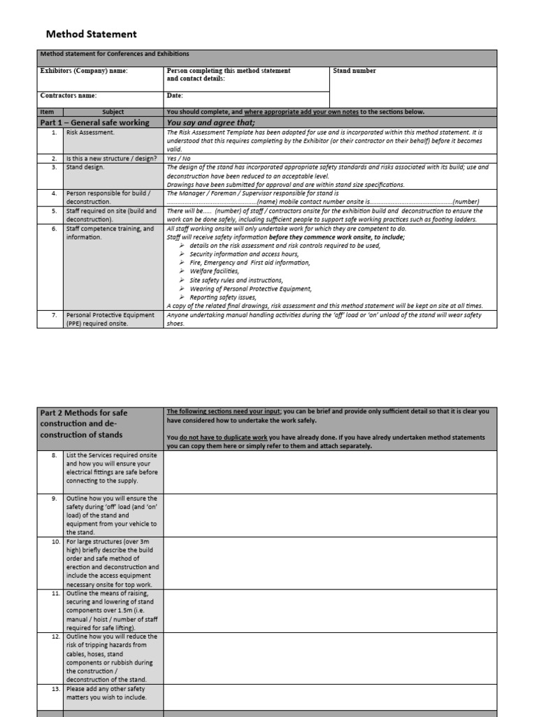 AAm MOS FORM | PDF | Risk Assessment | Safety