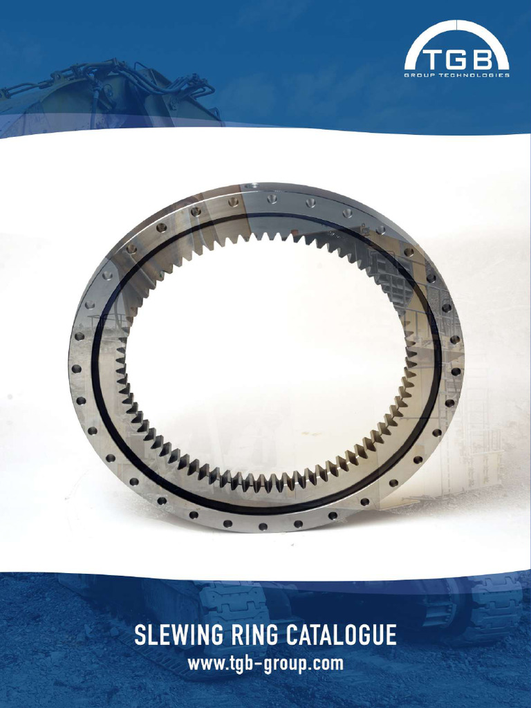 Slewing Ring Technical Catalogue | PDF | Rotation | Screw