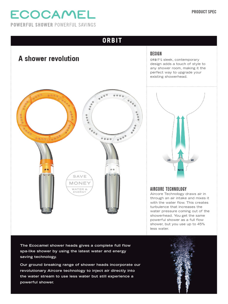 Product Spec Orbit | PDF | Shower