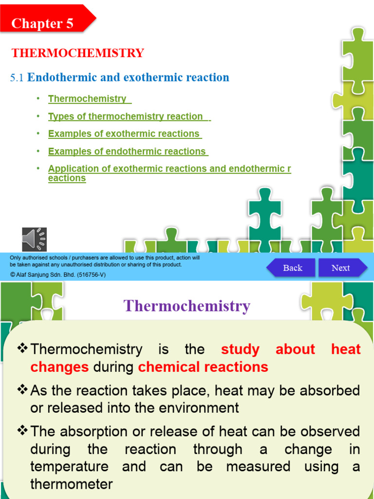 5.1 Endothermic and Exothermic Reaction | PDF | Chemical Reactions | Iron
