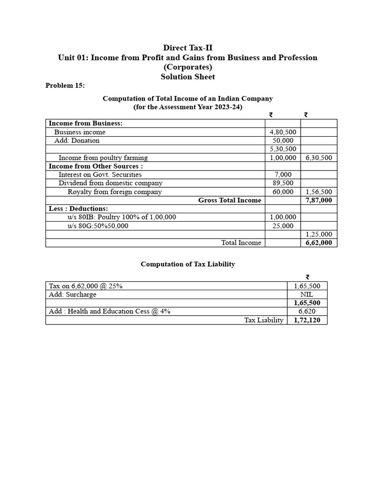 Solution 15 To 21 | PDF | Capital Gains Tax | Taxes
