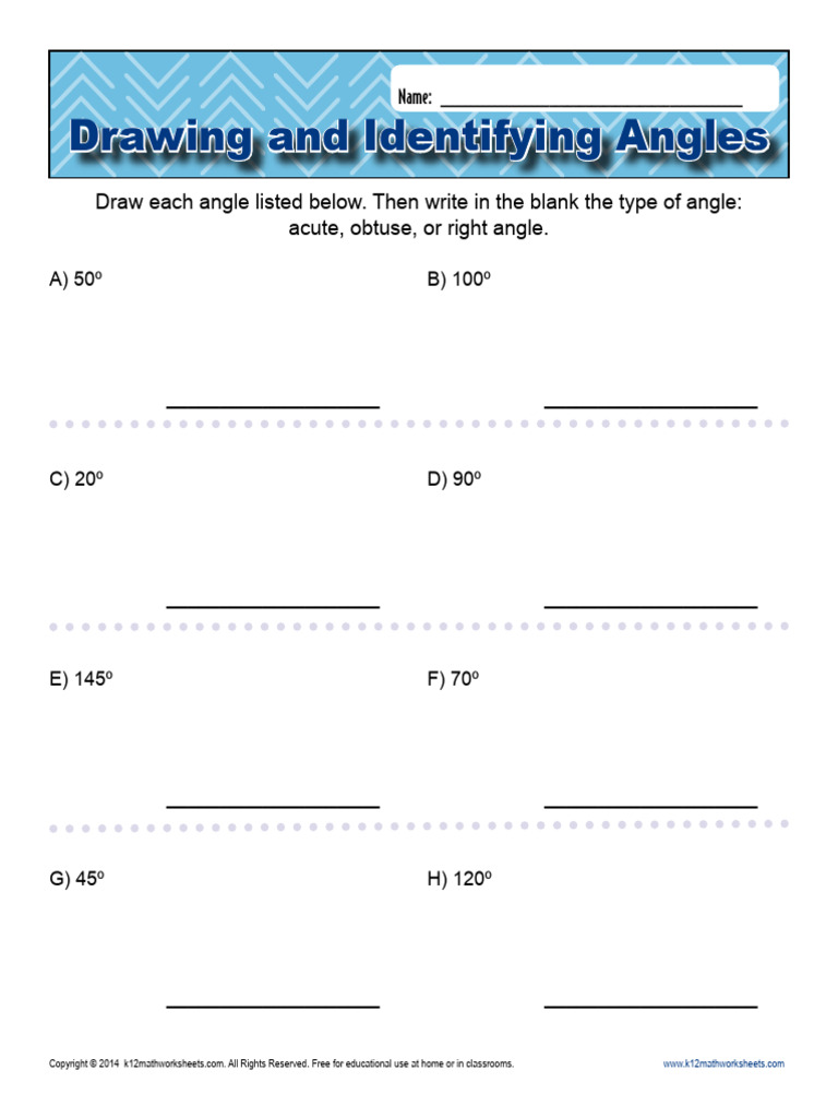 Drawing and Identifying Angles | PDF | Civil Law (Common Law) | Freedom ...