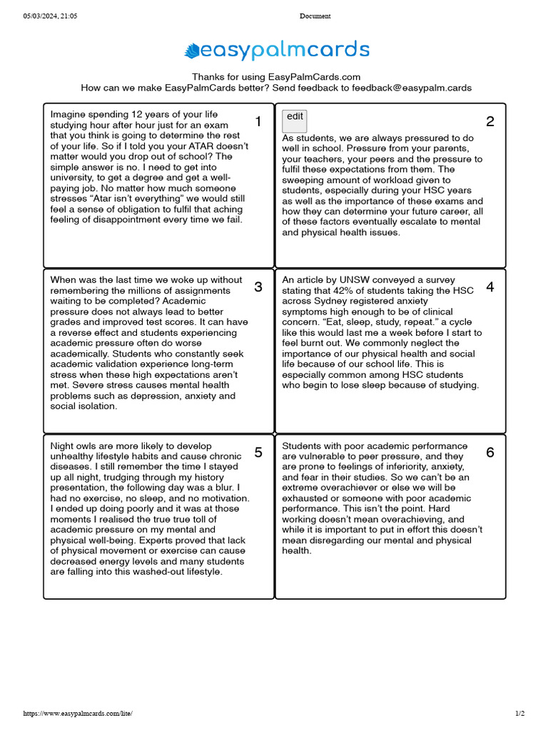 Lite Editor - Standard | PDF | Anxiety | Stress (Biology)