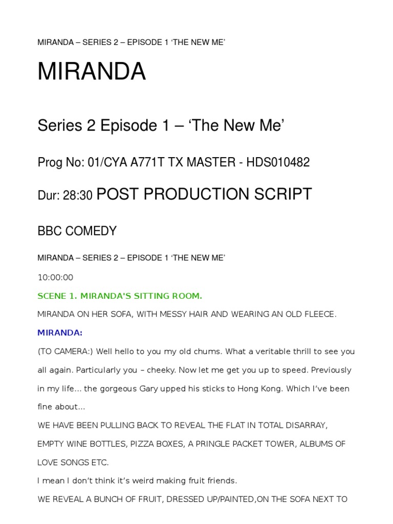 Miranda Script | PDF