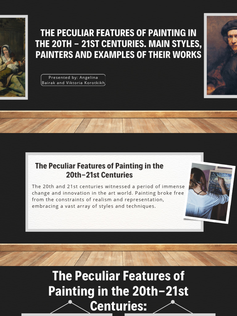 Painting in The 20th - 21st Centuries | PDF | Paintings | Street Art