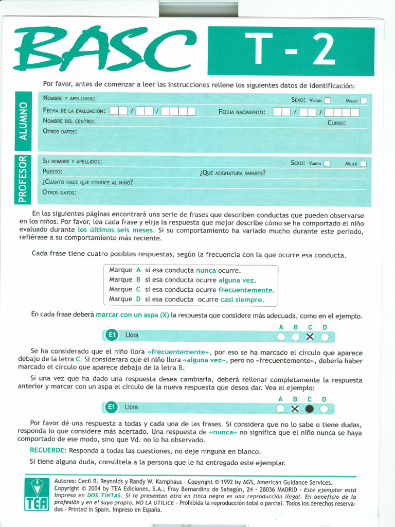 Basc (T-2) 0001 | PDF