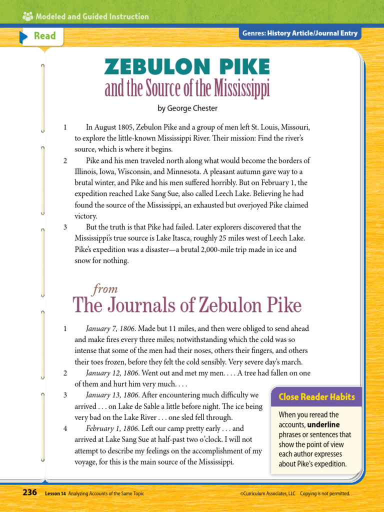 Analyzing Accounts of The Same Topic | PDF | Mississippi River