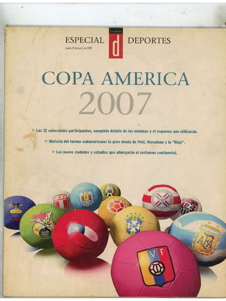Copa America 2007 La Tercera | PDF