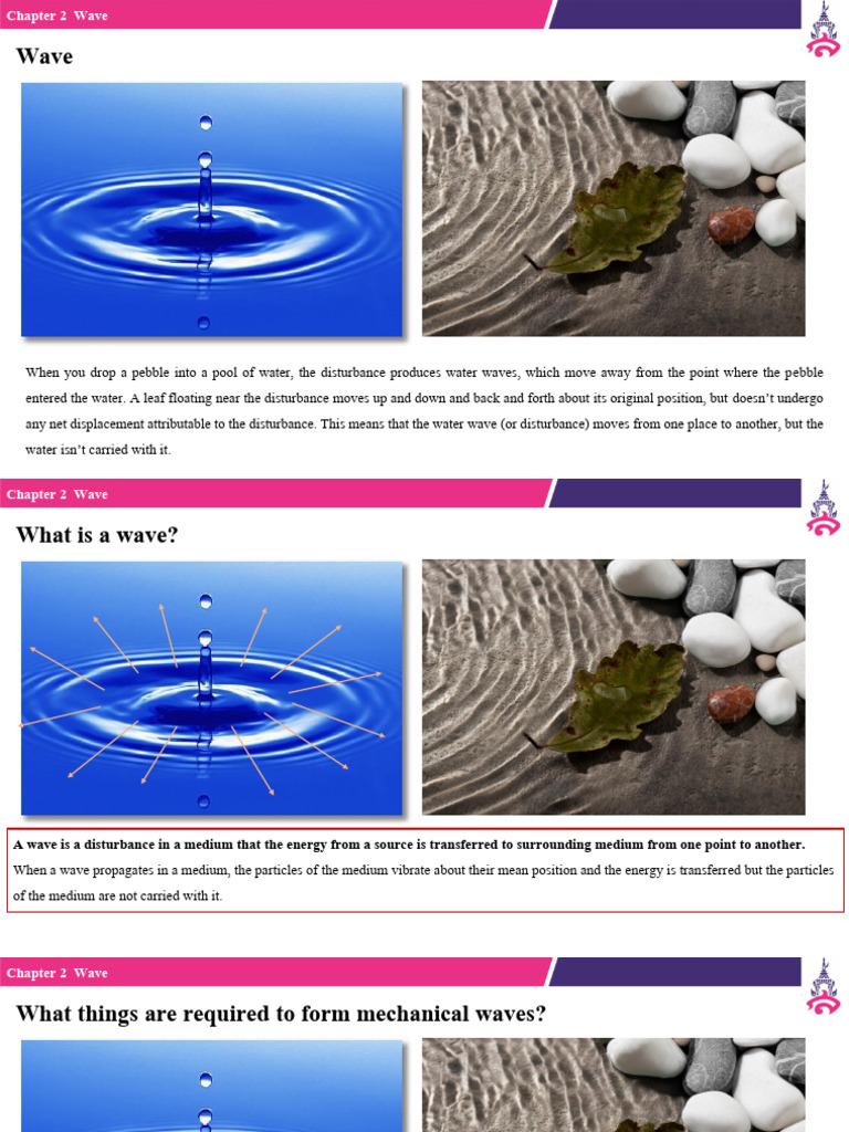 Chapter 2 Wave - p1-22 | PDF | Waves | Frequency