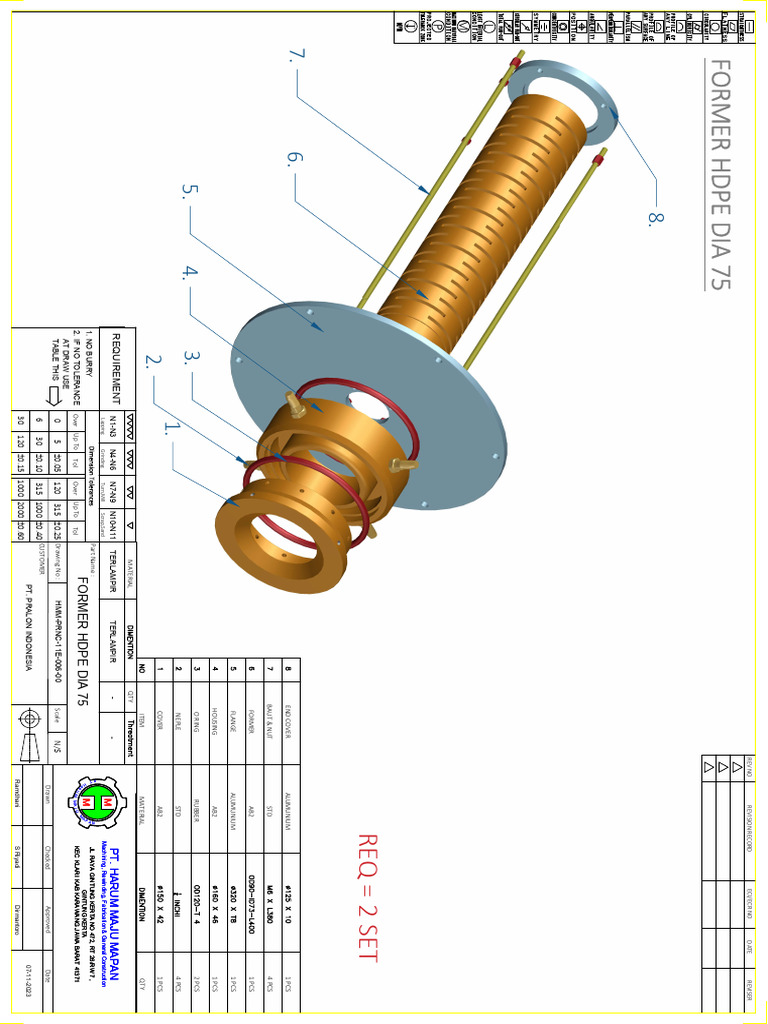 Former Hdpe Dia 75-Kop | PDF