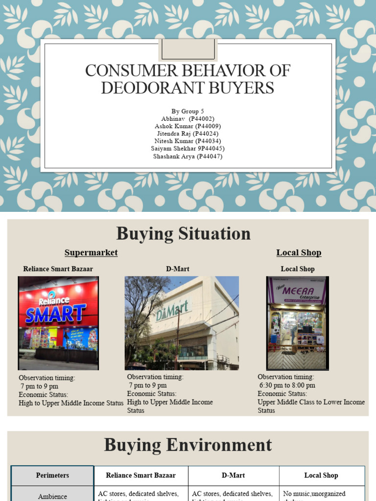 Presentation Consumer Behavior Christian Dior Sauvage | PDF | Consumer Behaviour | Brand