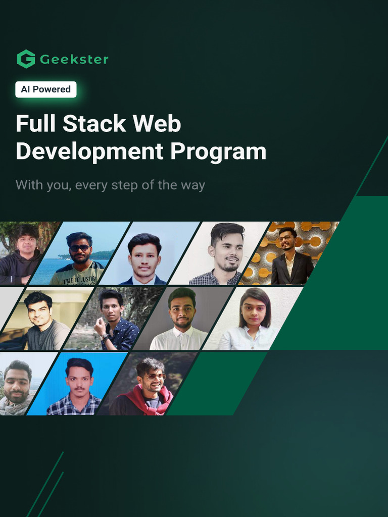 Geekster Full Stack Brochure | Download Free PDF | Java Script | Document Object Model